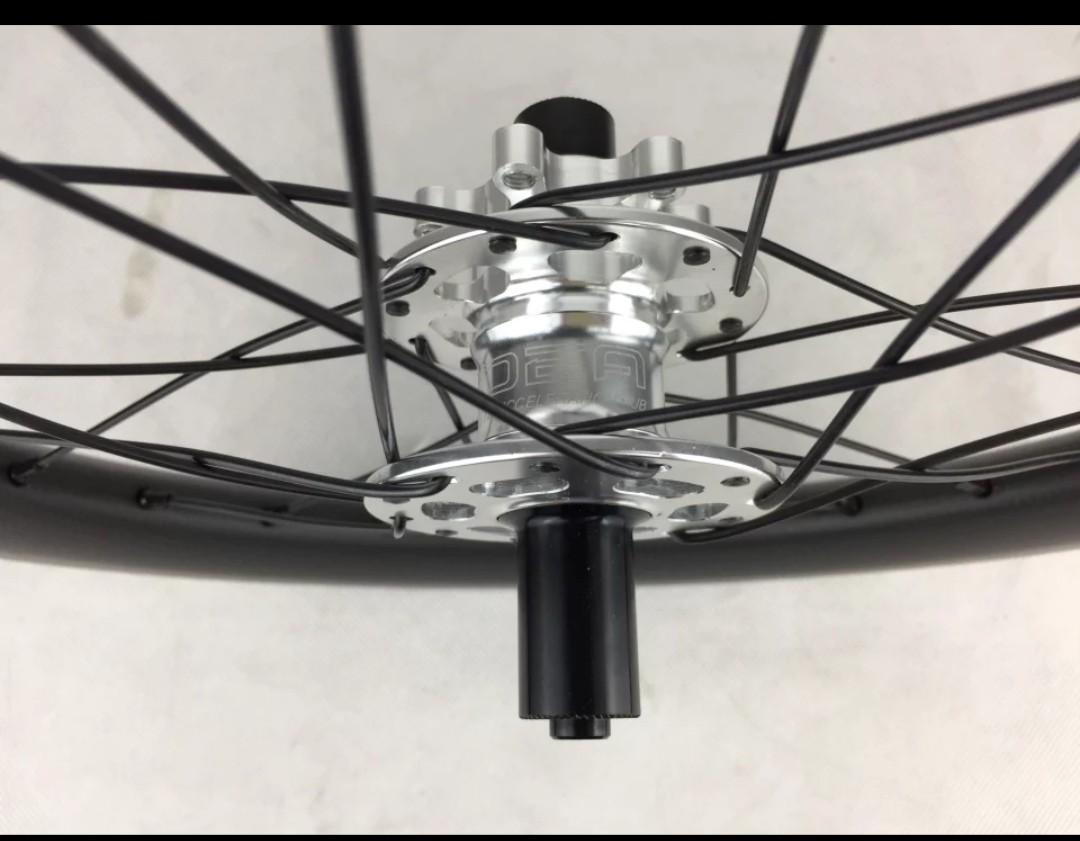Birdy Carbon 406 Disc Brake Wheelset + Ridea Hubs, Sports Equipment ...