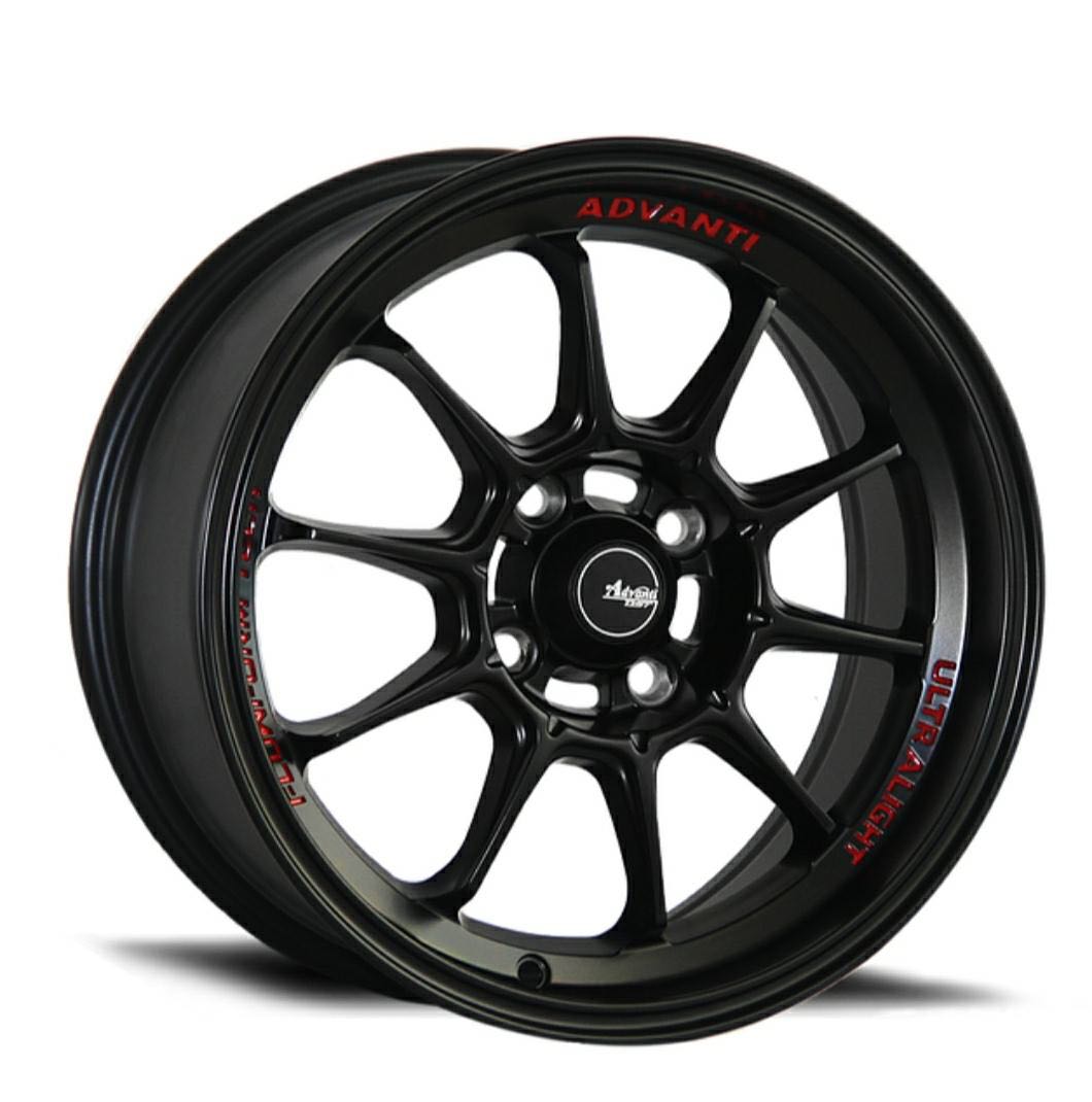 Advanti Racing Tallo, 15” Rim, 4x100, 15”x7”, Offset 35, Car ...