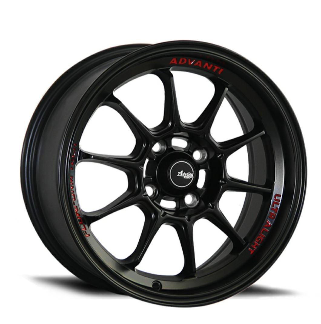 Advanti Racing Tallo, 15” Rim, 4x100, 15”x7”, Offset 35, Car ...