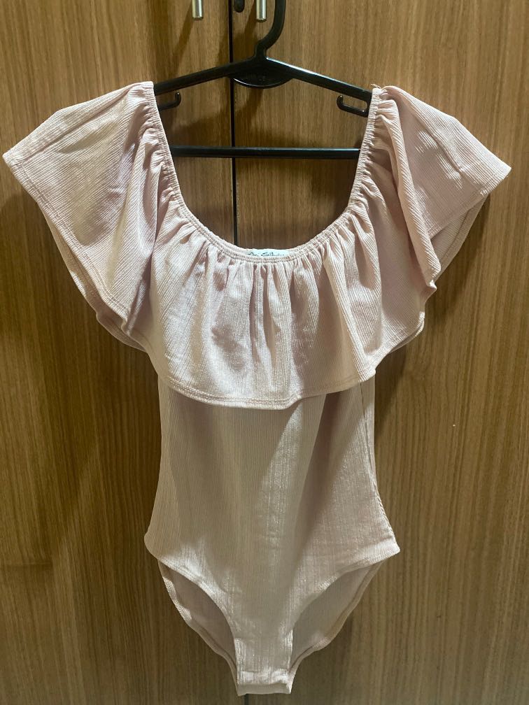 Body Suit sabrina style, Women's Fashion, Tops, Others Tops on Carousell
