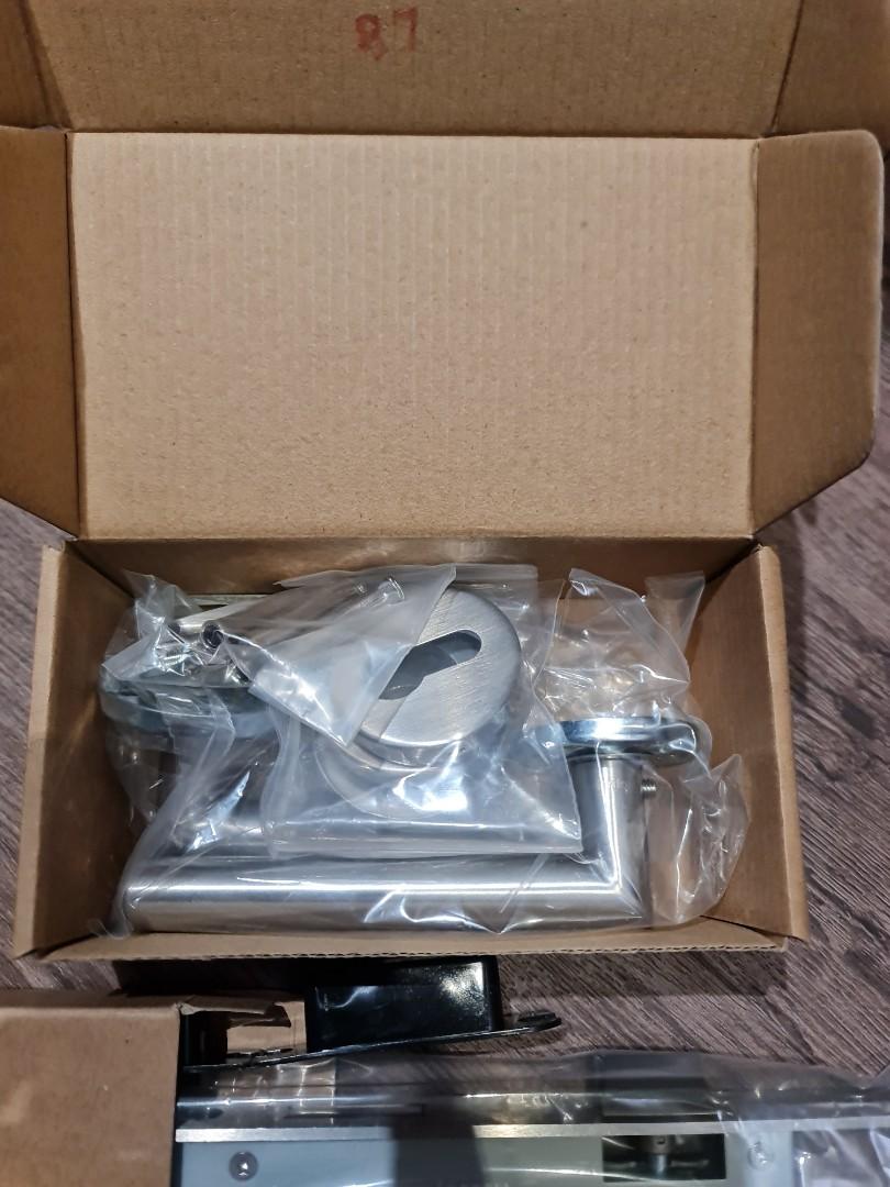 Briton Allegion Door Handle and Lock Set, Furniture & Home Living ...