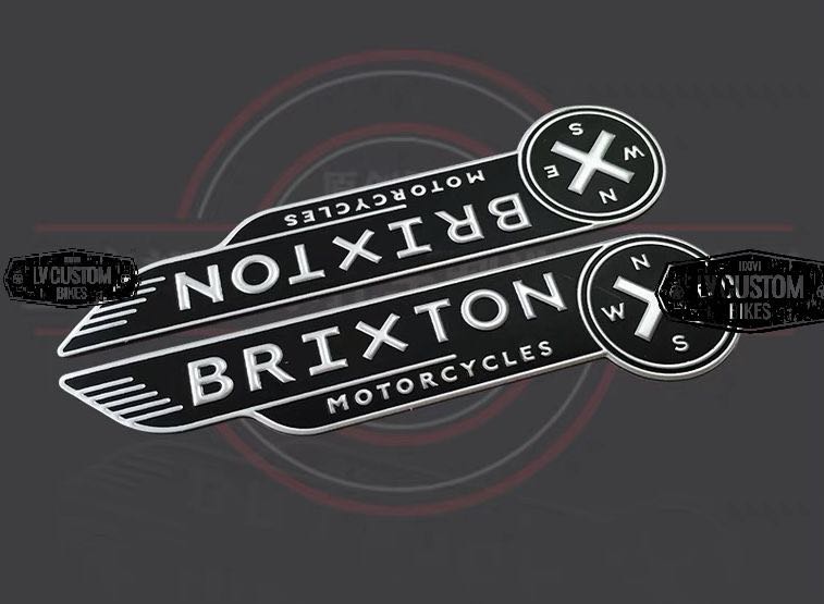 Brixton tank emblem 2021 model, Motorcycles, Motorcycle Accessories on ...