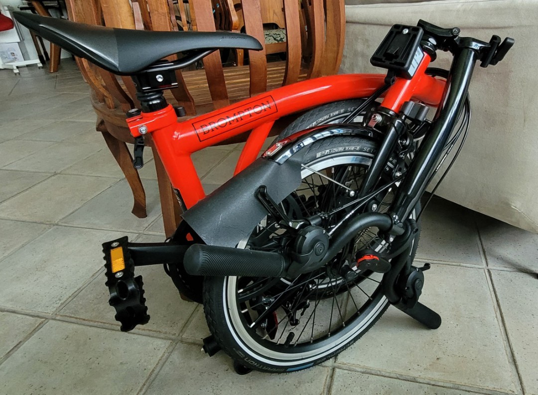 Brompton M6L Rocket Red Black Edition, Sports Equipment, Bicycles ...