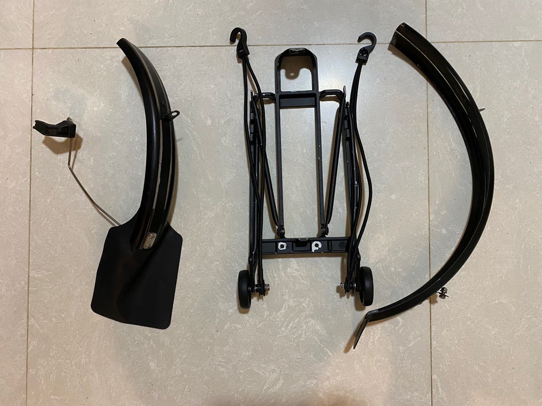 Brompton Rear Rack & Front Fender, Sports Equipment, Bicycles & Parts ...