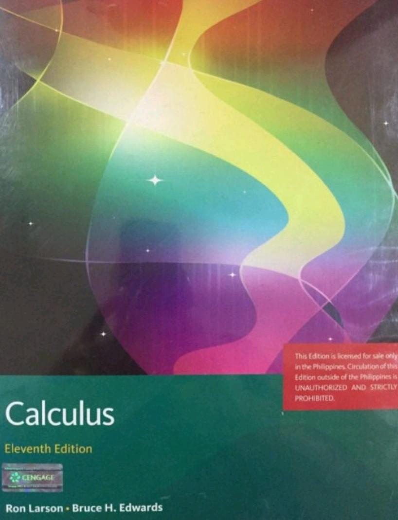 Calculus by Ron Larson 11th Edition, Hobbies & Toys, Books & Magazines ...