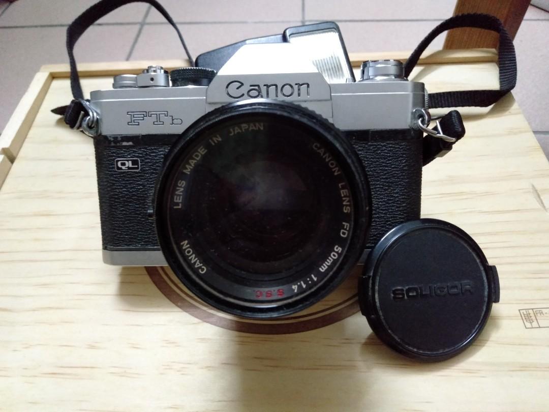 Vintage Canon FTb SLR, Photography, Cameras on Carousell