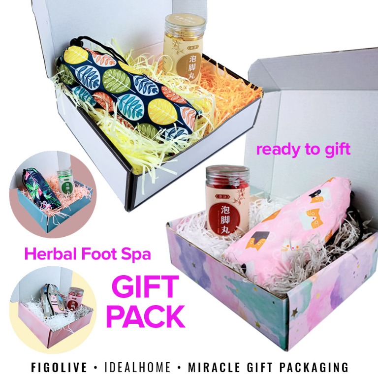 [SG Ready Stock] Christmas Gift Set Box Home Foot Spa Pack, Food ...