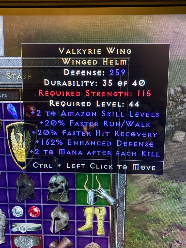 D2R Valkyrie Wing Helm, Video Gaming, Gaming Accessories, In-Game ...