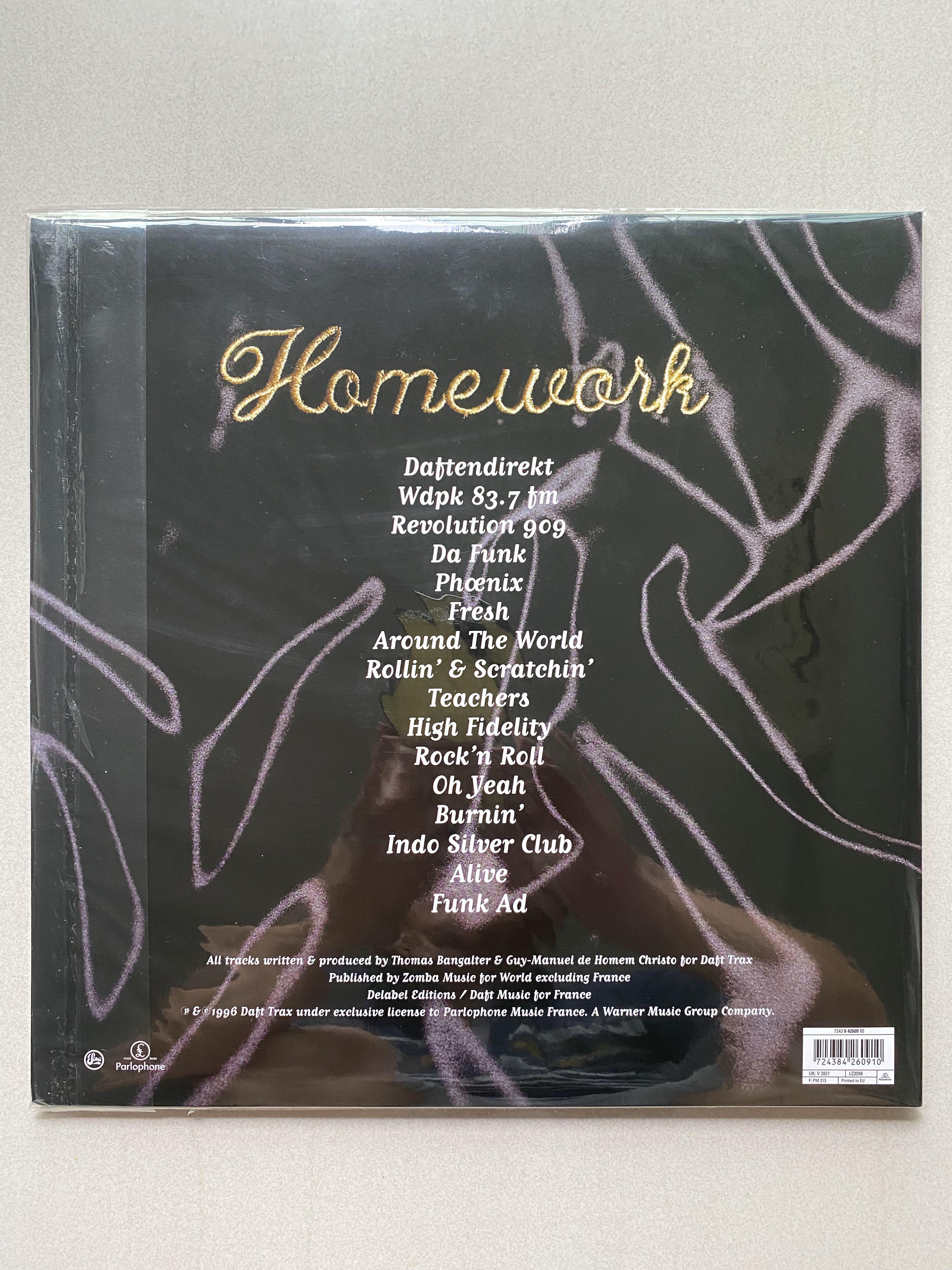 DAFT PUNK - Homework - 2LP (reissue), Hobbies & Toys, Music & Media ...