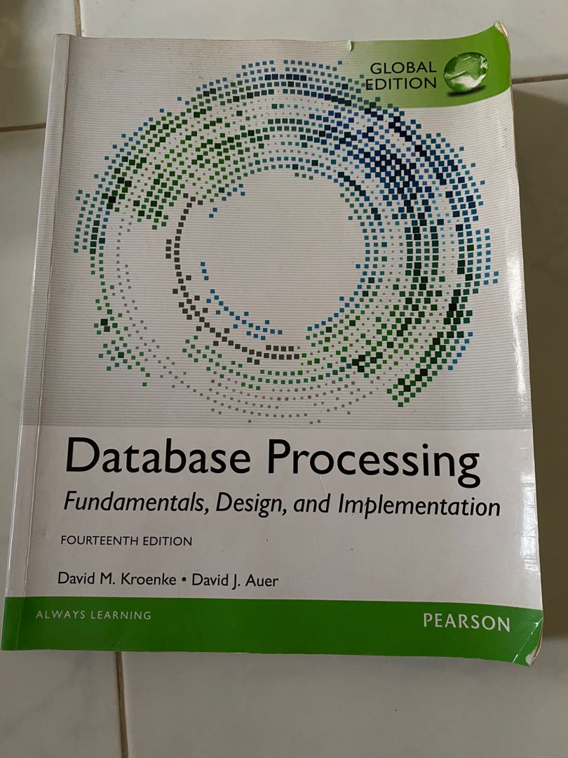 Database processing global edition, Hobbies & Toys, Books & Magazines ...