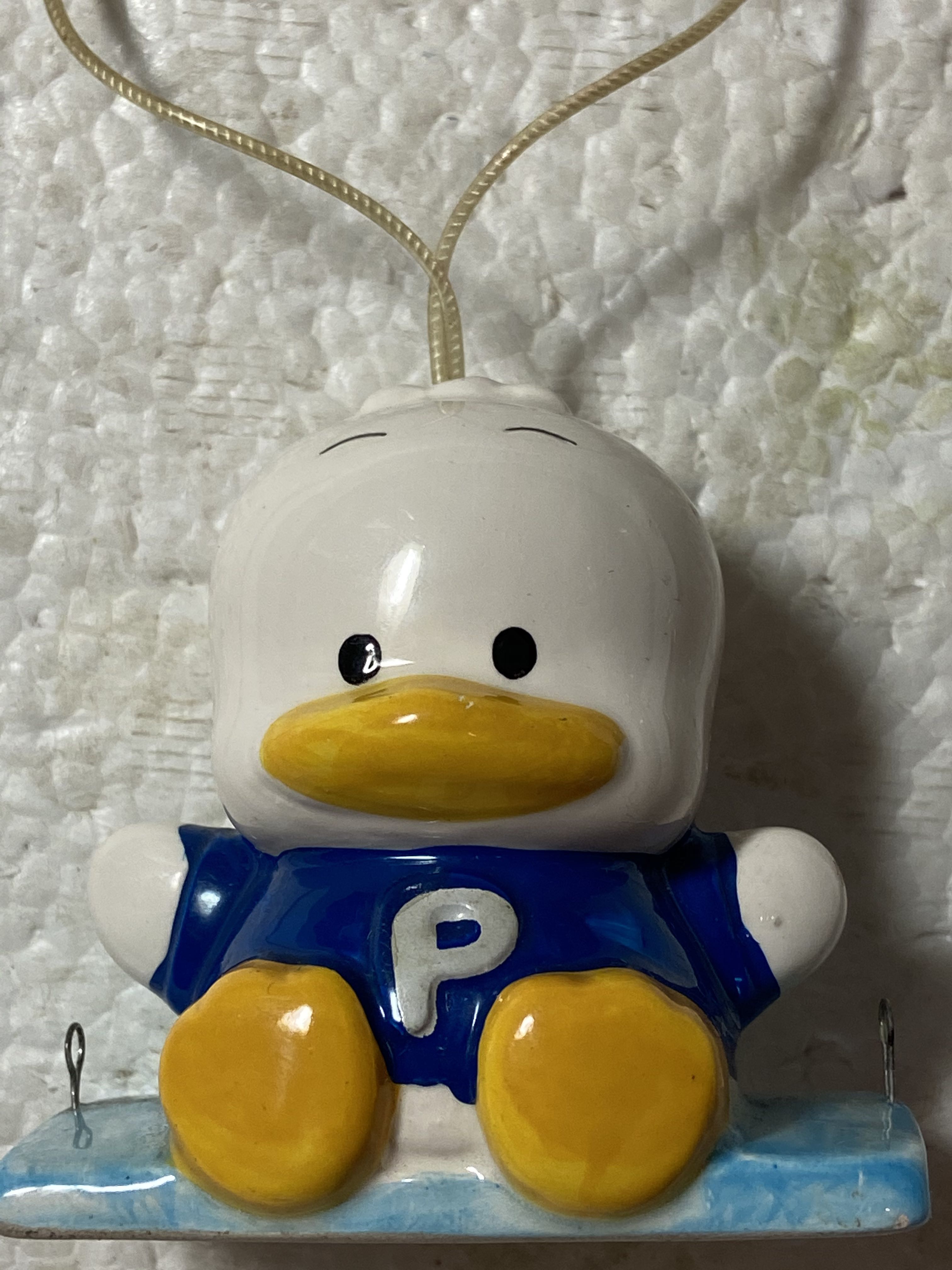 D.D. dd duck ahiru no pekkle Sanrio 風鈴配件 陶瓷製公仔擺設, 興趣及遊戲, 玩具 & 遊戲類 ...