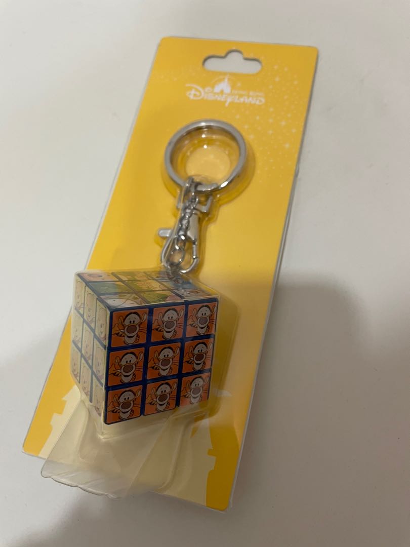 Disney mini Rubiks Cube key ring, Hobbies & Toys, Toys & Games on Carousell