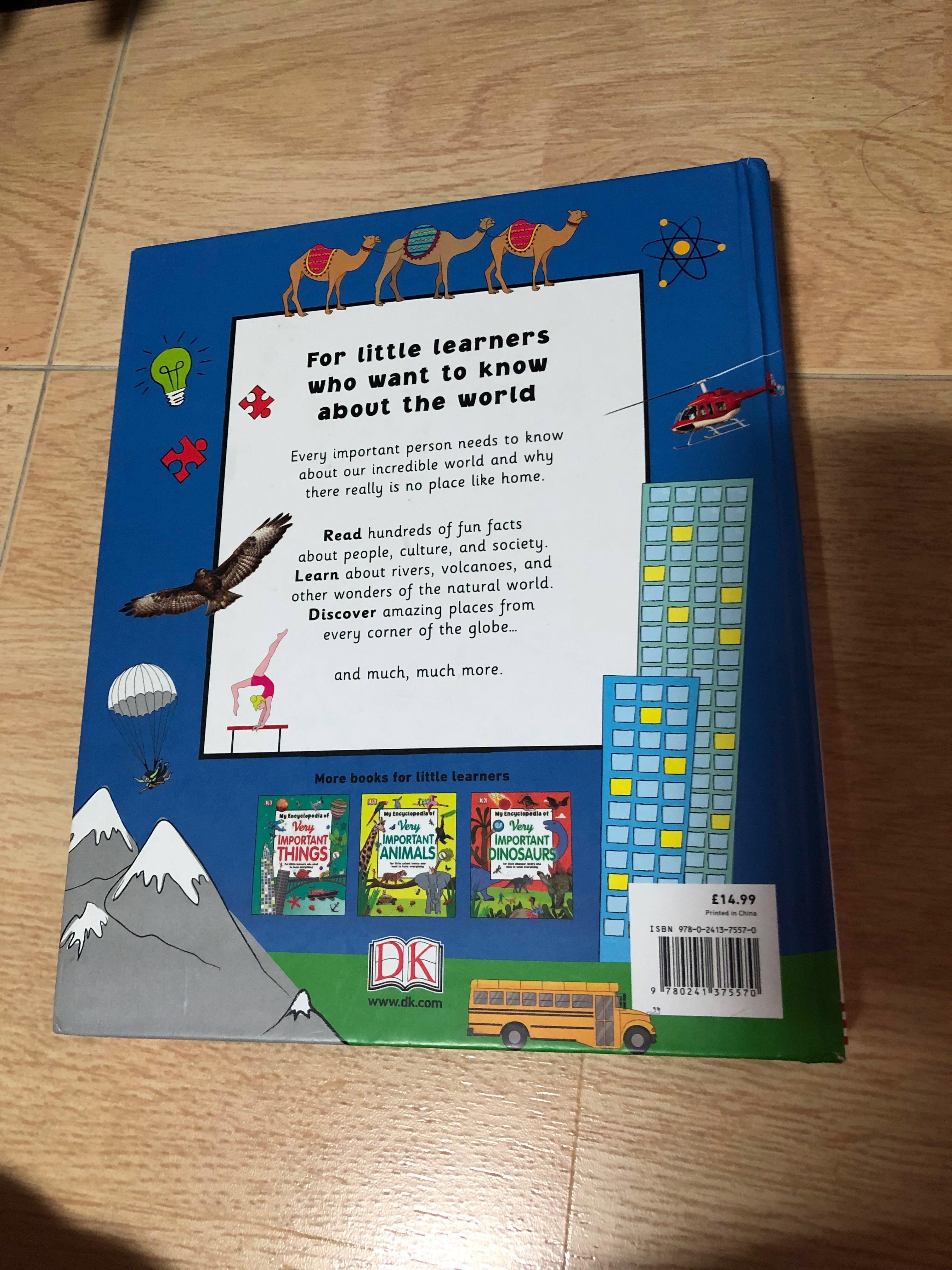 DK My Very Important World Children kids reference Book, Hobbies & Toys ...