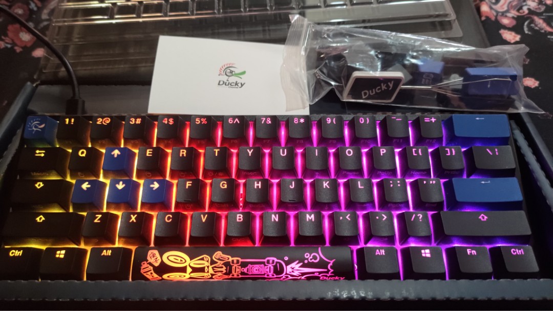 DUCKY ONE 2 MINI V2 RGB LED PBT DOUBLE SHOT MECHANICAL KEYBOARD ...