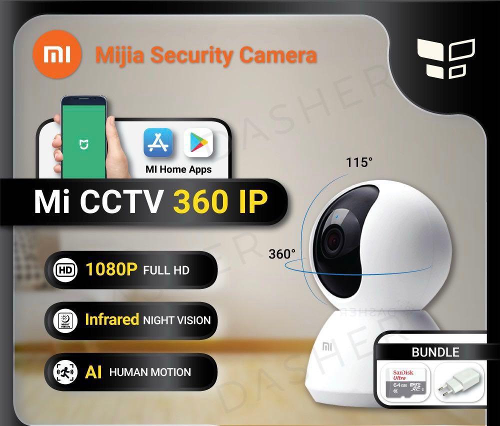 [ENGLISH] Xiaomi Mijia 360 IP Camera Mi Home CCTV Security Wifi Cam ...