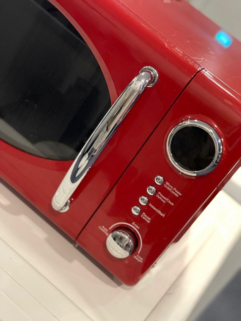EUROPACE EMW3202T MICROWAVE WITH GRILL (20L) (CHERRY RED), TV & Home ...