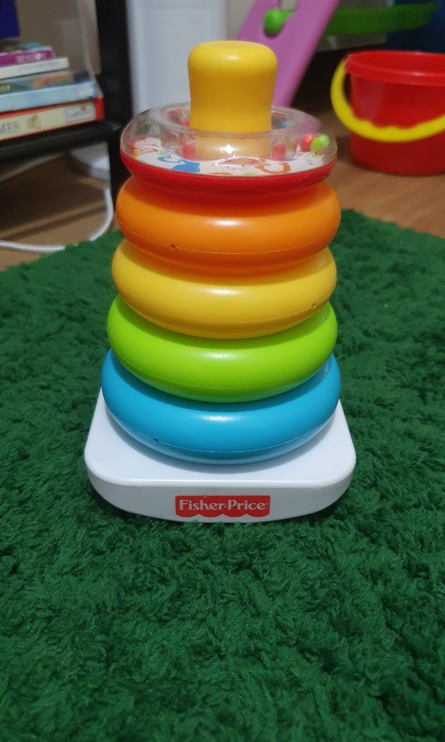 Fisher Price Stacking Rings, Babies & Kids, Infant Playtime on Carousell
