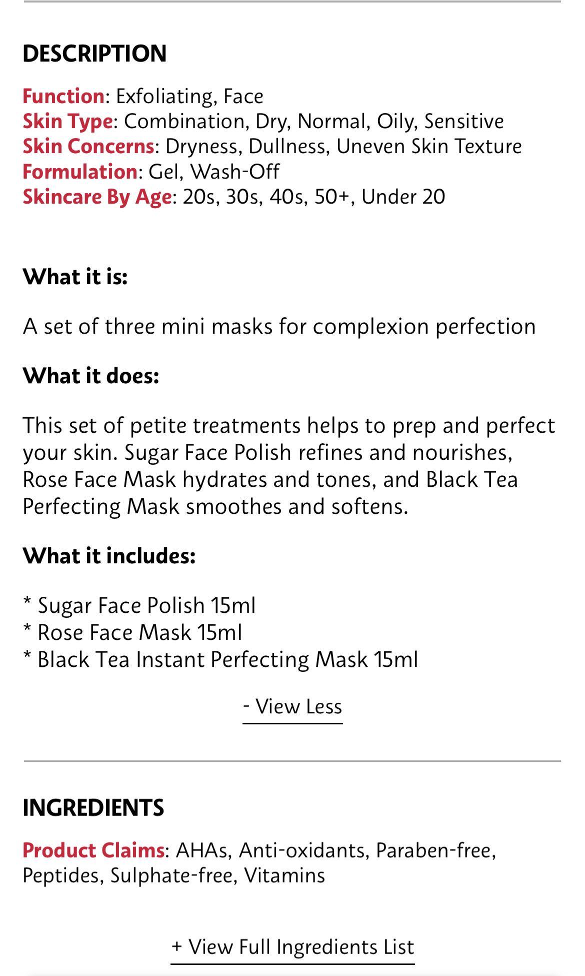FRESH Mask Trio Set, Beauty & Personal Care, Face, Face Care on Carousell