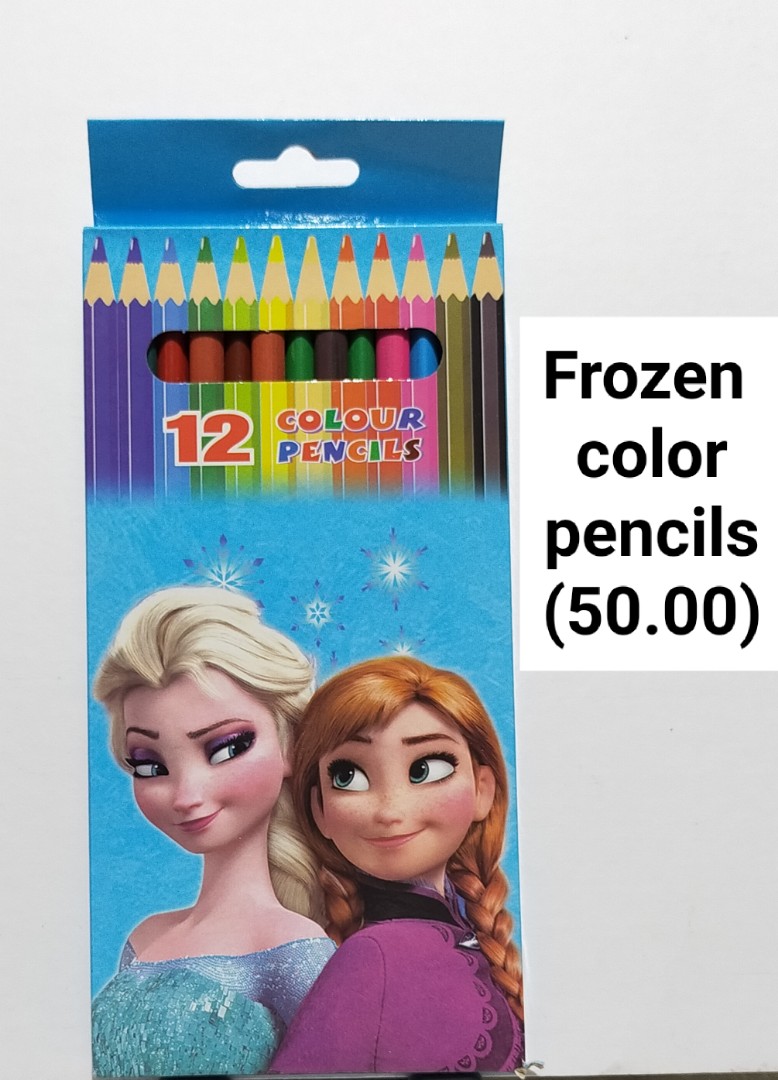 Frozen Color Pencils, Hobbies & Toys, Stationary & Craft, Stationery ...