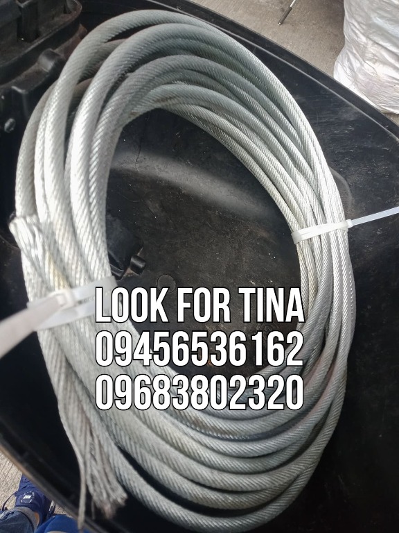 Galv wire rope, Commercial & Industrial, Construction Tools & Equipment ...