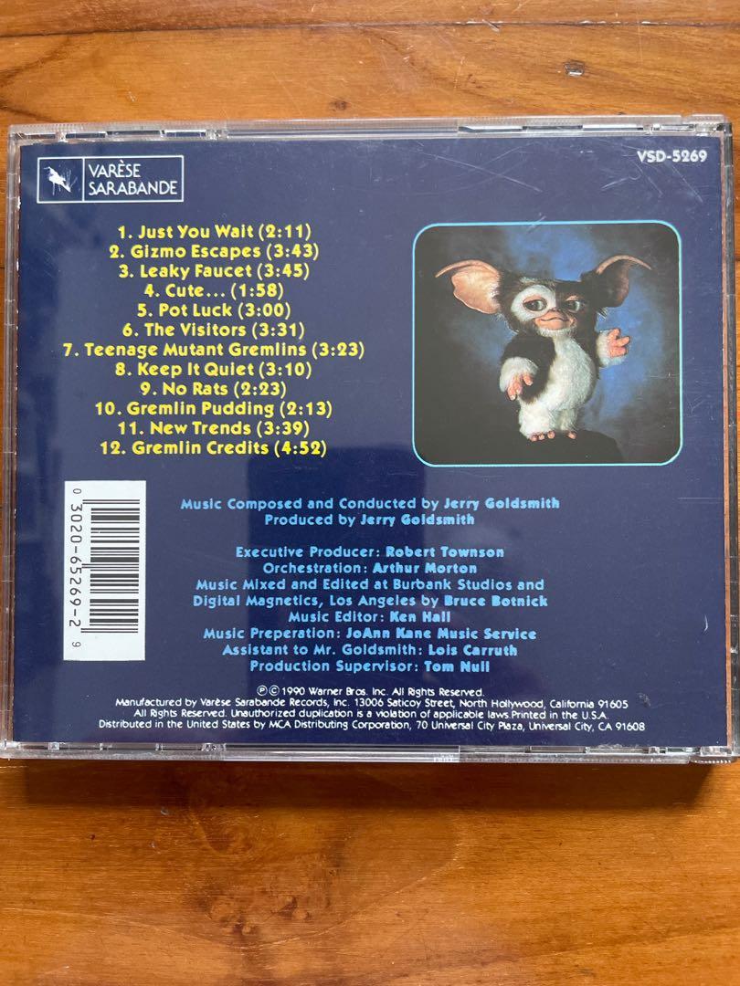Gremlins Movie Soundtrack CD, Hobbies & Toys, Music & Media, CDs & DVDs ...