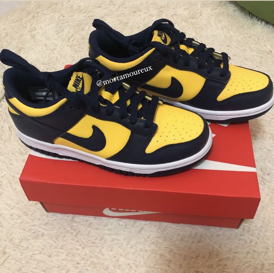GS michigan dunk low, Women's Fashion, Footwear, Sneakers on Carousell