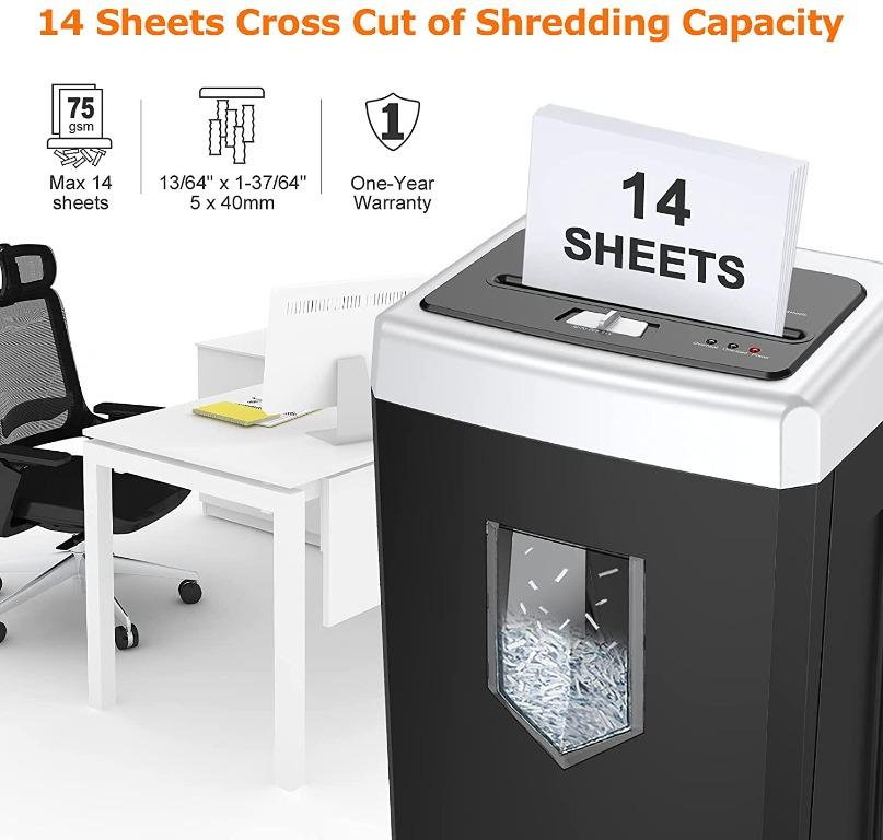 Heavy Duty Paper Shredder,30-Minute Continuous Running Time Shredders ...