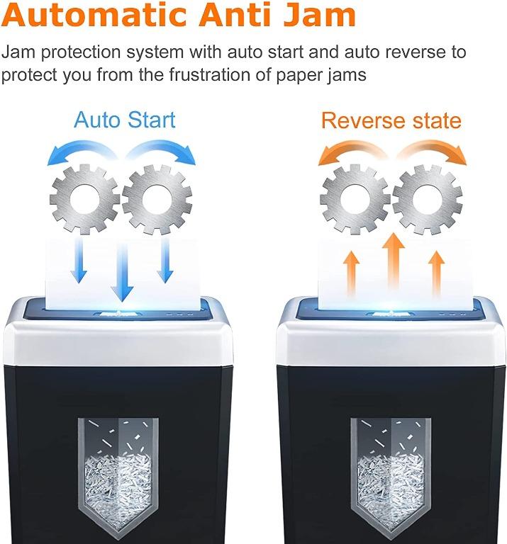 Heavy Duty Paper Shredder,30-Minute Continuous Running Time Shredders ...