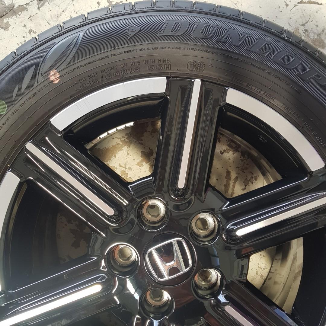 Honda Vezel rims with Dunlop tyres, Car Accessories, Tyres & Rims on ...