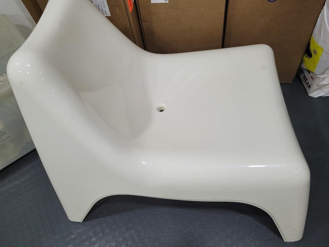 Ikea pool side or outdoor Lounge Chair - stackable, Furniture & Home ...