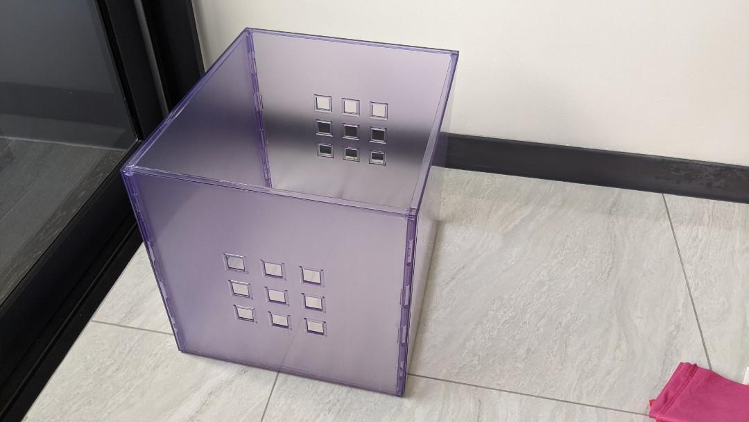 Ikea storage pull out boxes (Lekman and Kallax), Furniture & Home ...