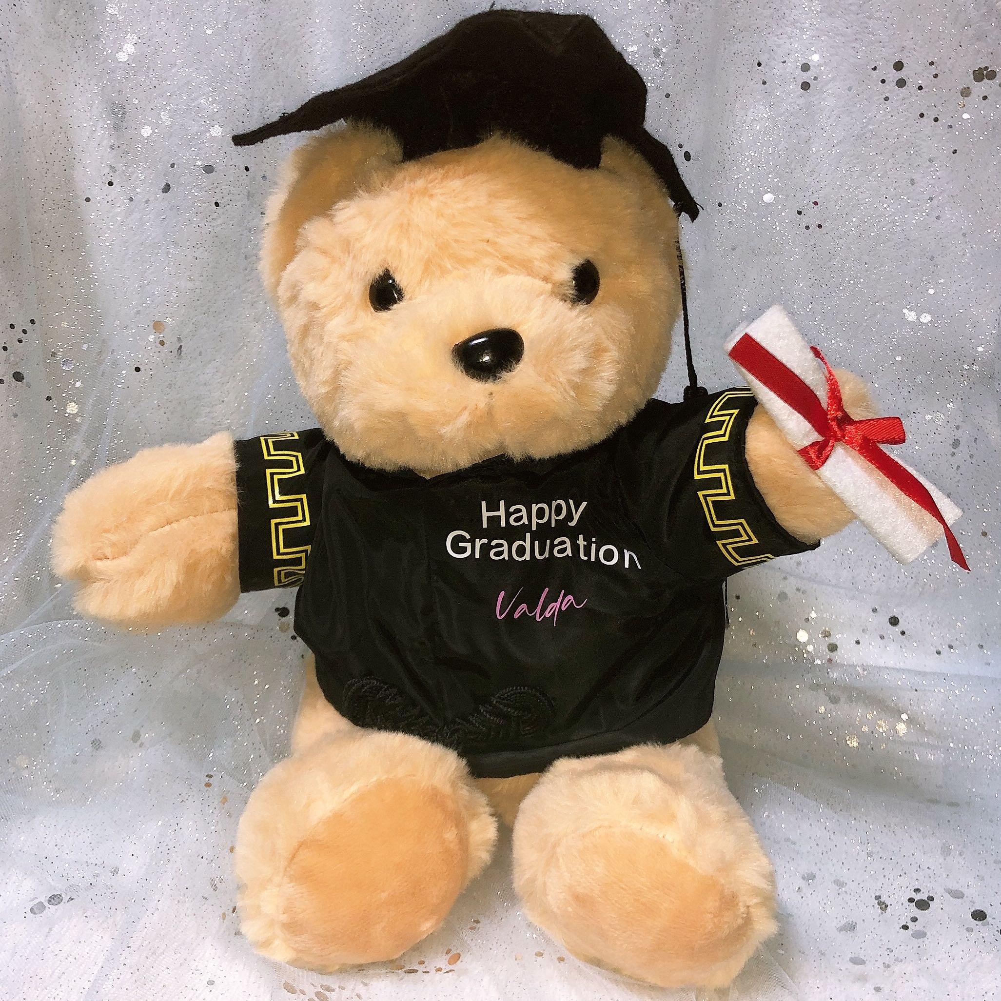 (INSTOCK) Customised Graduation Bear, Hobbies & Toys, Toys & Games on ...