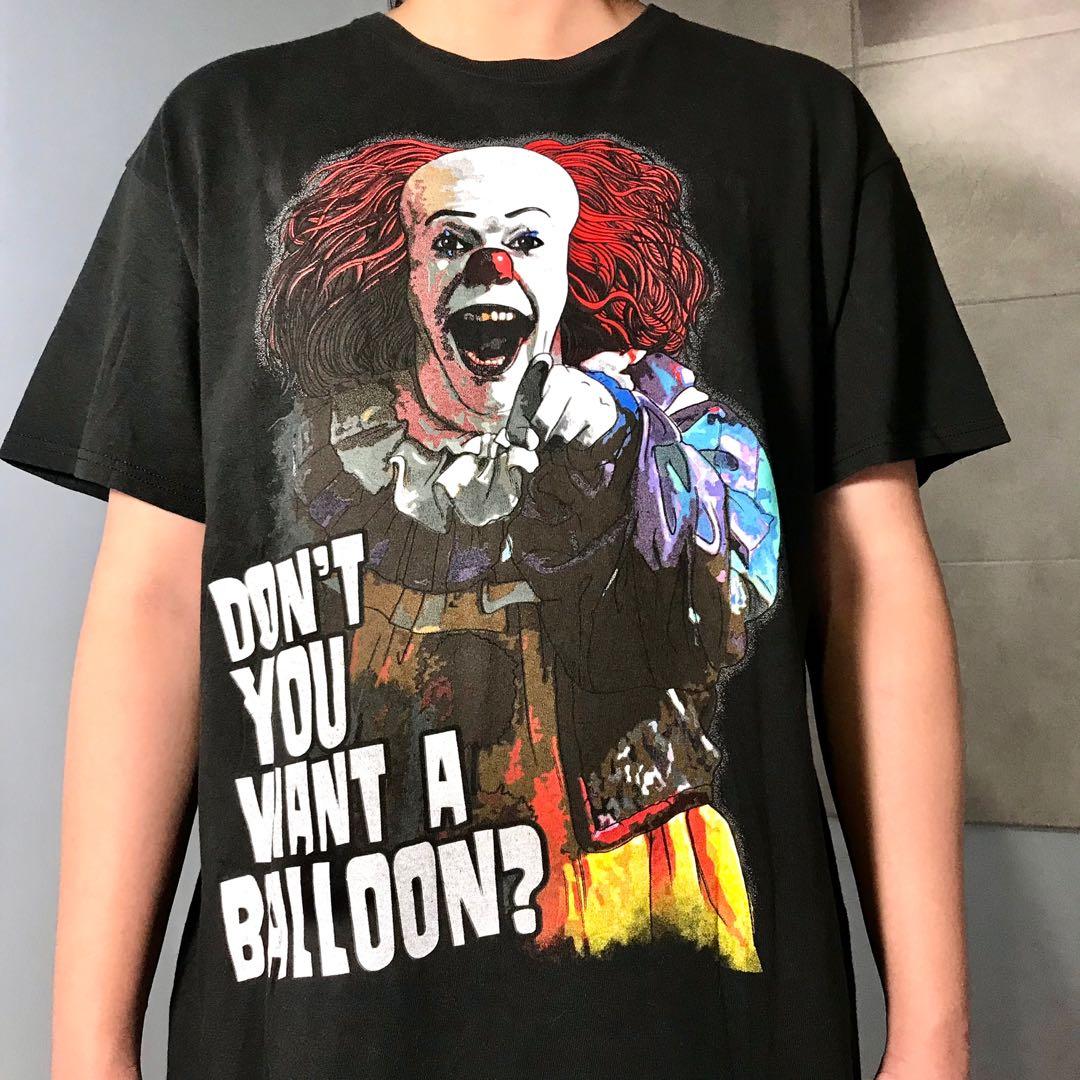 IT The Movie Pennywise, Men's Fashion, Tops & Sets, Tshirts & Polo ...