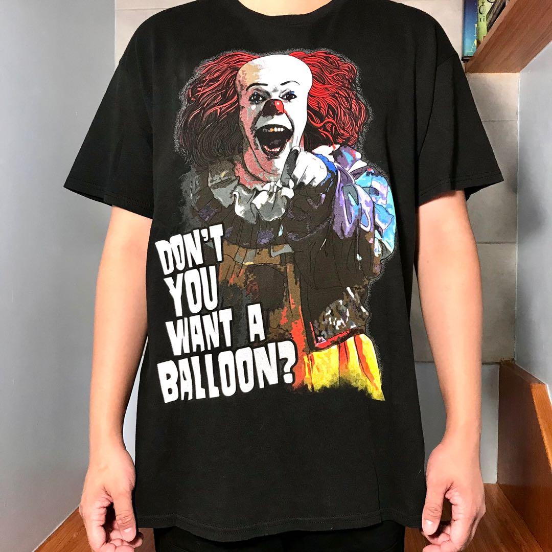 IT The Movie Pennywise, Men's Fashion, Tops & Sets, Tshirts & Polo ...