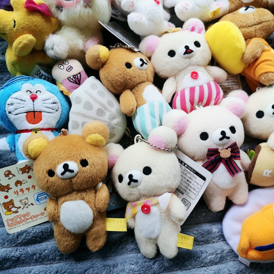 Japan claw machine soft toy plushies keychain, Hobbies & Toys, Toys ...