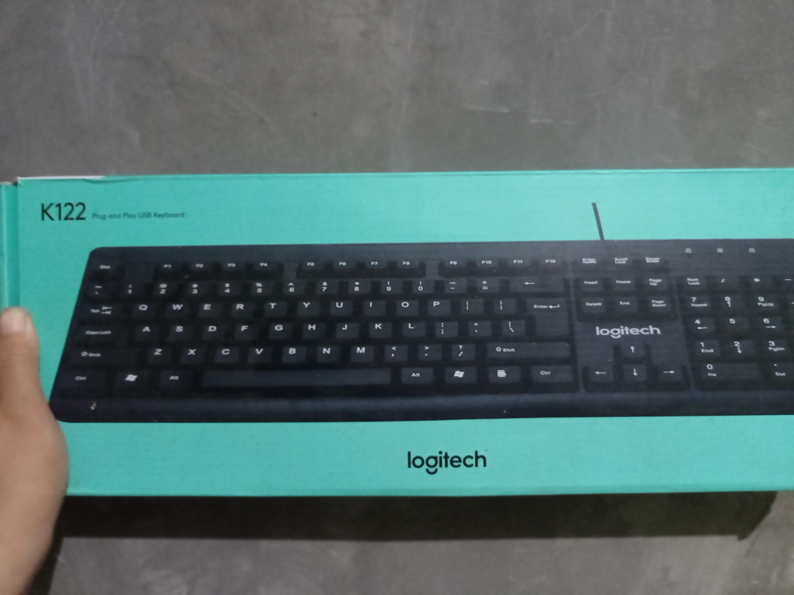 Keyboard Logitech K122, Elektronik, Bagian Komputer & Aksesoris di ...