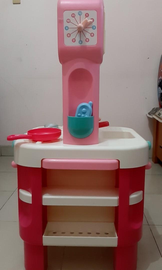 Kitchen ELC pink ori, Toys & Collectibles, Mainan di Carousell