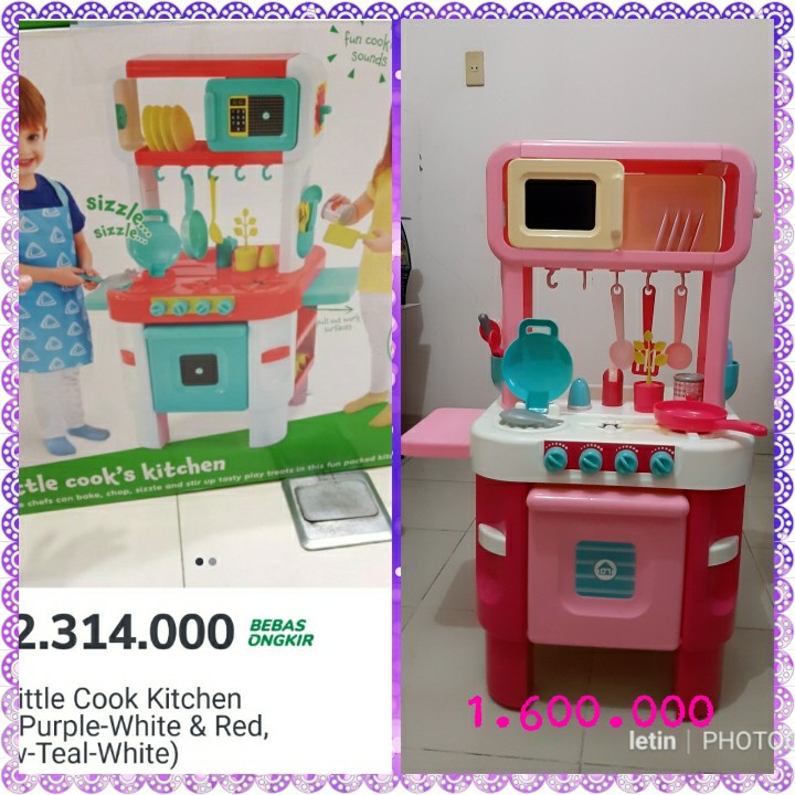 Kitchen ELC pink ori, Toys & Collectibles, Mainan di Carousell