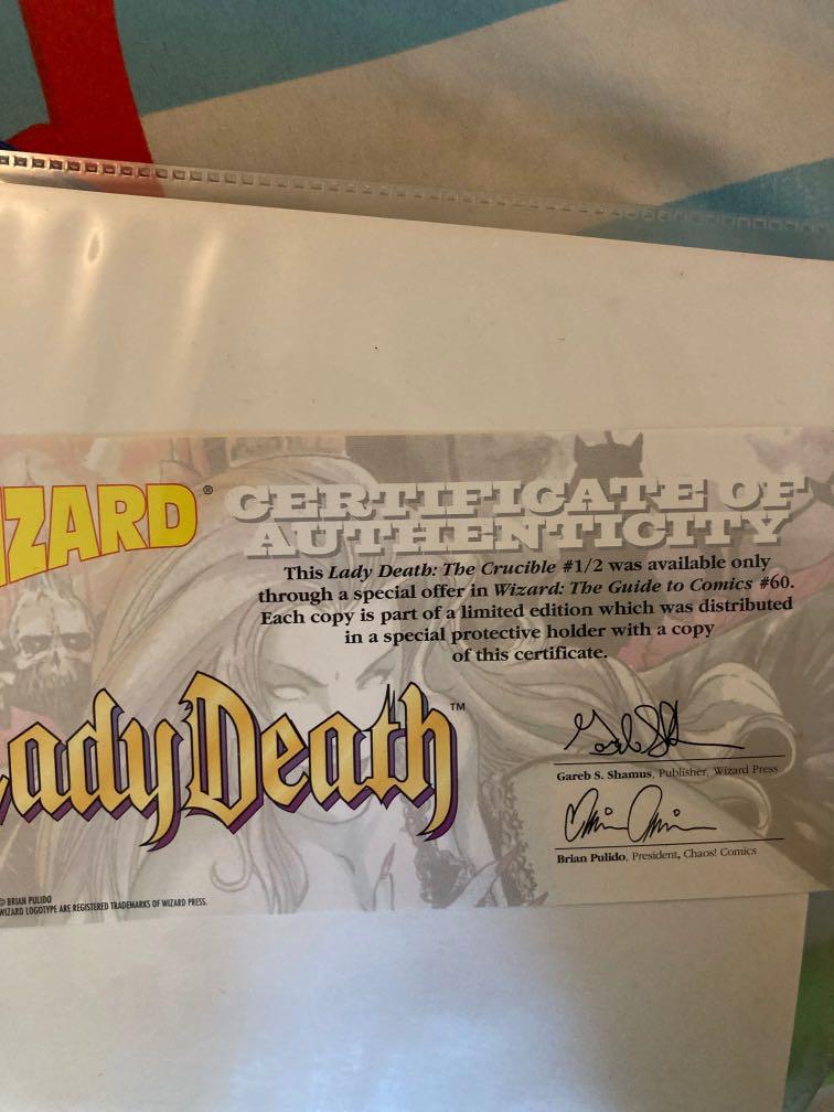LADY DEATH VINTAGE COMIC, Hobbies & Toys, Books & Magazines, Comics ...