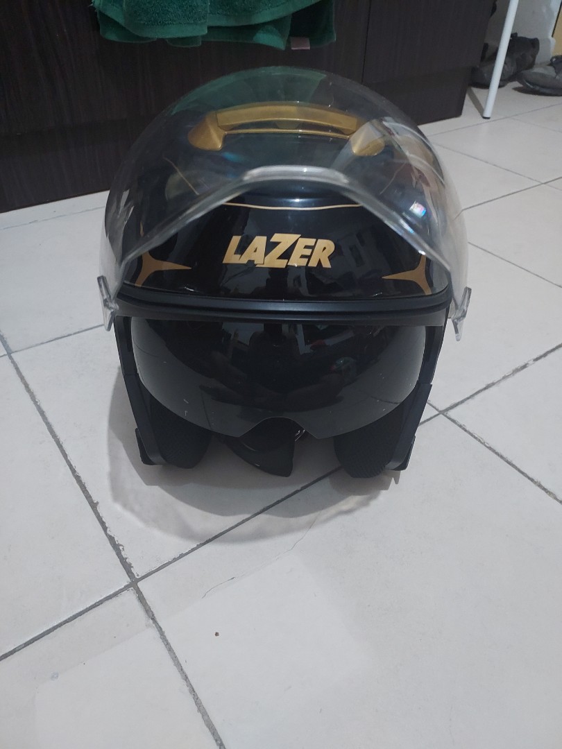 LAZER Tango helmet, Motorcycles, Motorcycle Apparel on Carousell