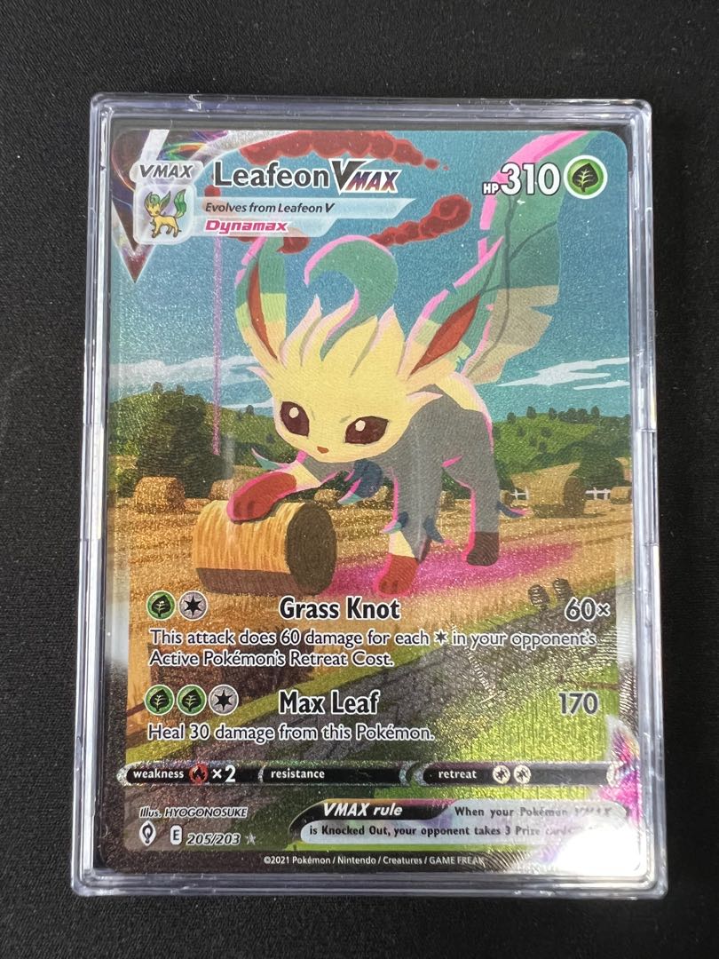 Leafeon Vmax Alternate Art, Hobbies & Toys, Toys & Games on Carousell