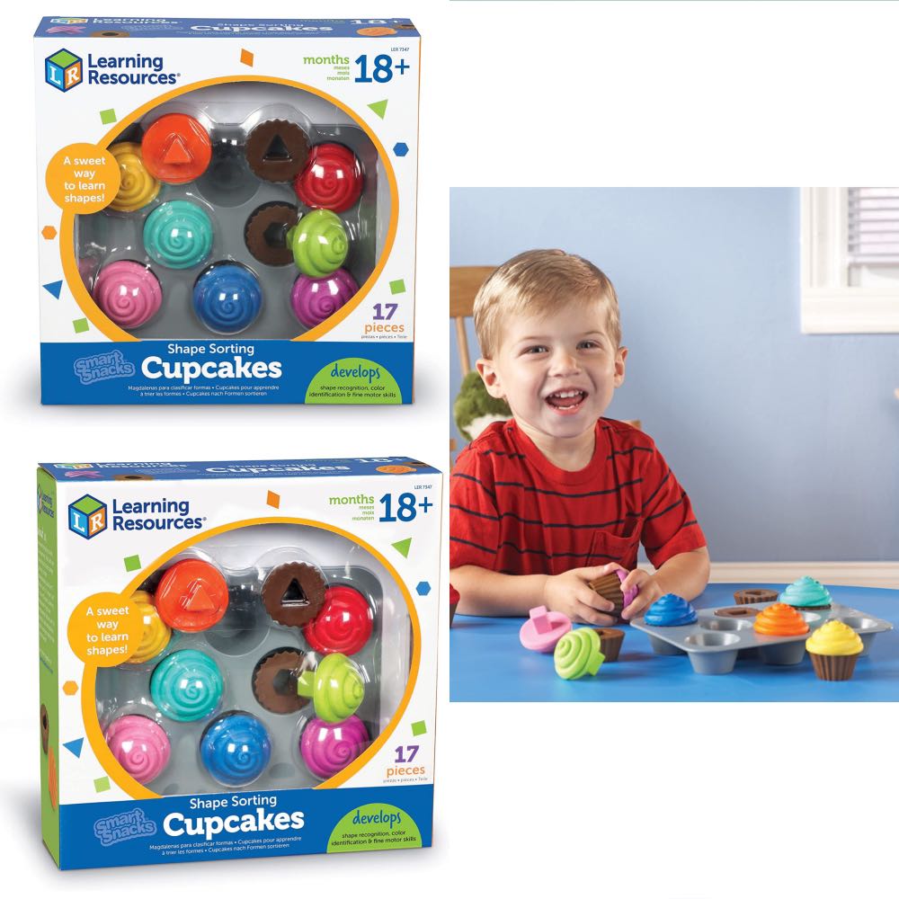 Learning Resources Smart Snacks Shape Sorting Cupcakes, 兒童＆孕婦用品, 嬰兒玩具 ...