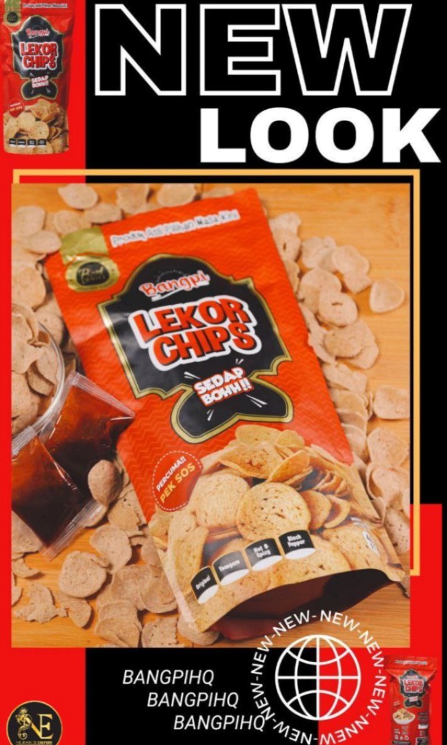 Lekor Chips Bangpi New Packaging - instock, Food & Drinks, Packaged ...