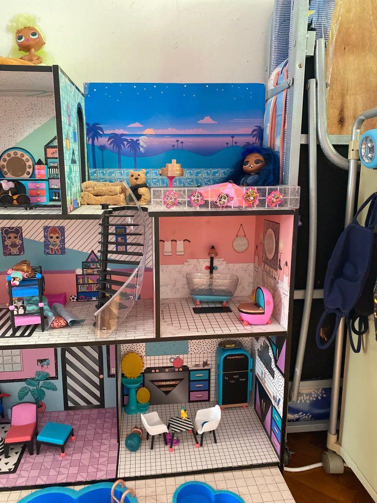 LOL doll house wooden house for dolls, Hobbies & Toys, Toys & Games on ...