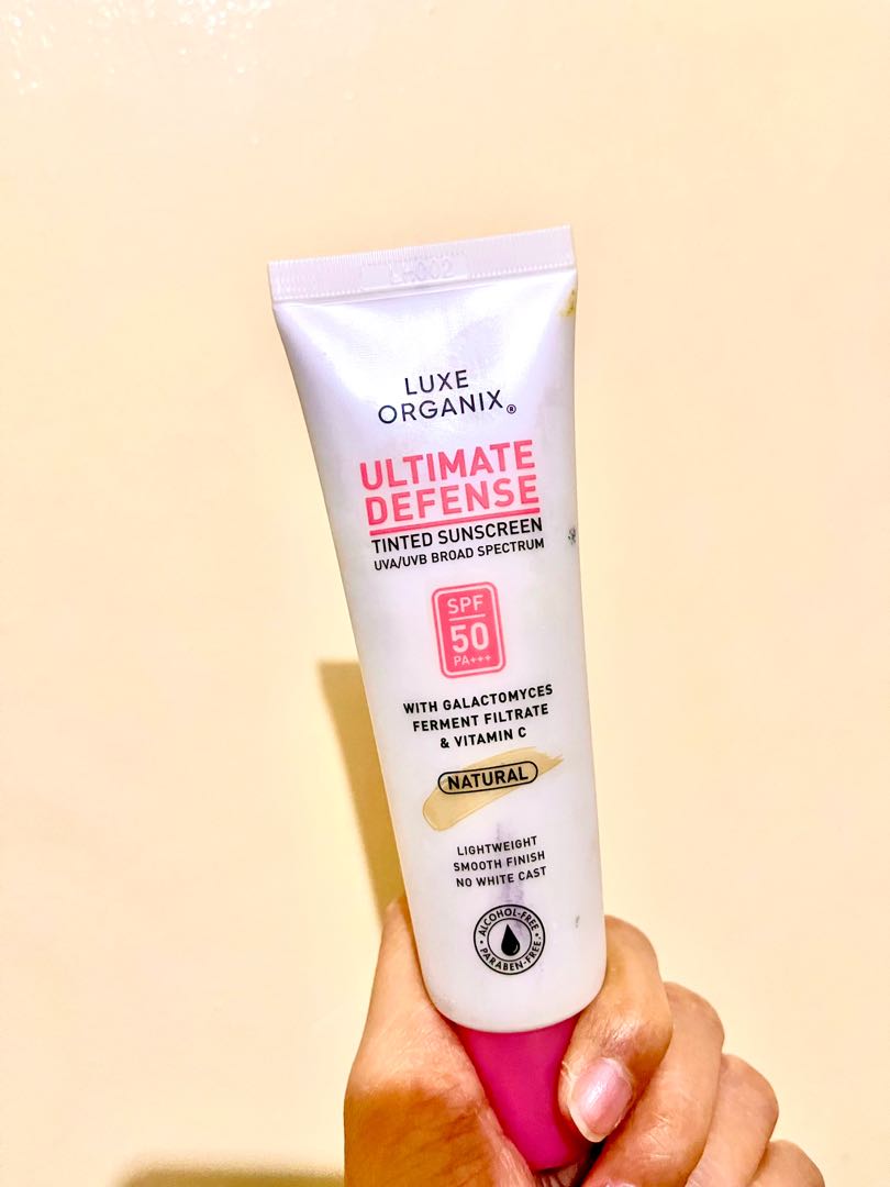 Luxe Organix Ultimate Defense Tinted Sunscreen, Beauty & Personal Care ...