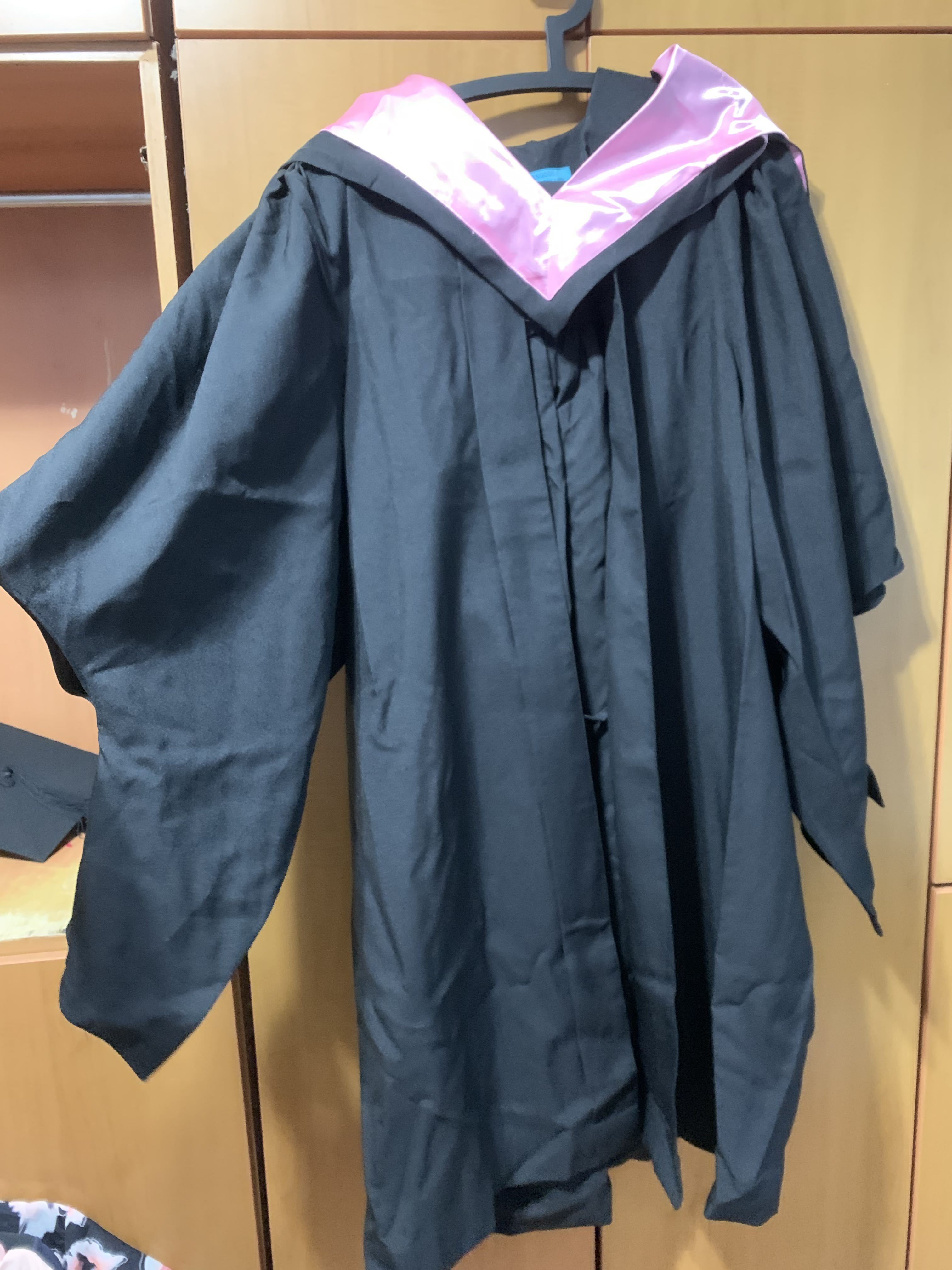 NTU Masters Pink graduation gown, Women's Fashion, Coats, Jackets and ...