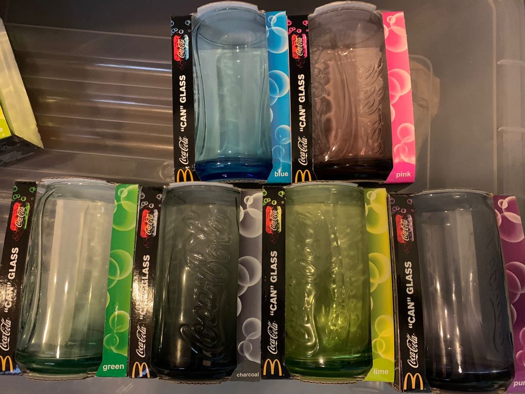 McDo Coke Glass, Furniture & Home Living, Kitchenware & Tableware ...