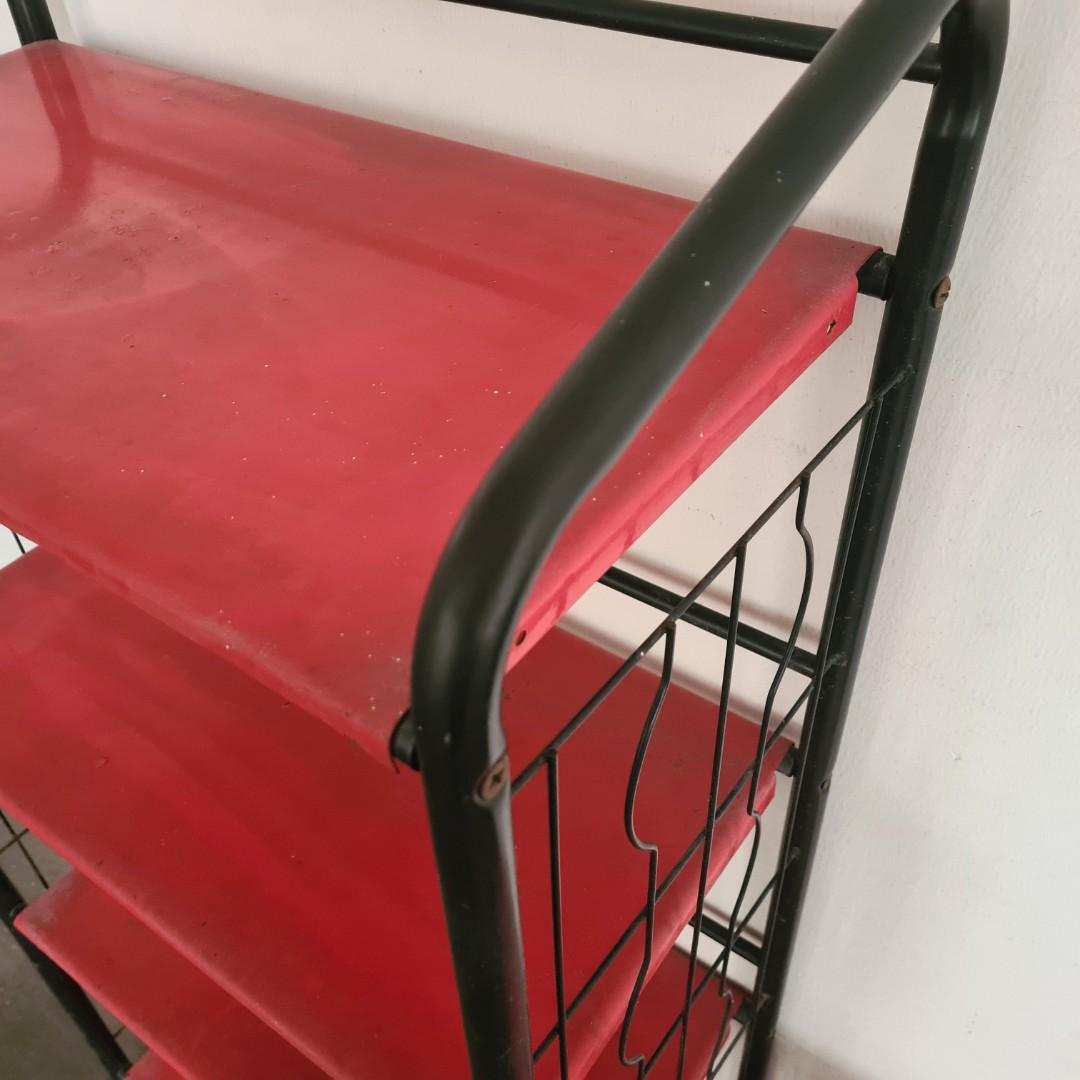 Metal shelf rack. 4 tier shelf, Furniture & Home Living, Furniture ...