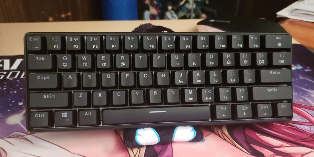 Modded GK61, Computers & Tech, Parts & Accessories, Computer Keyboard ...