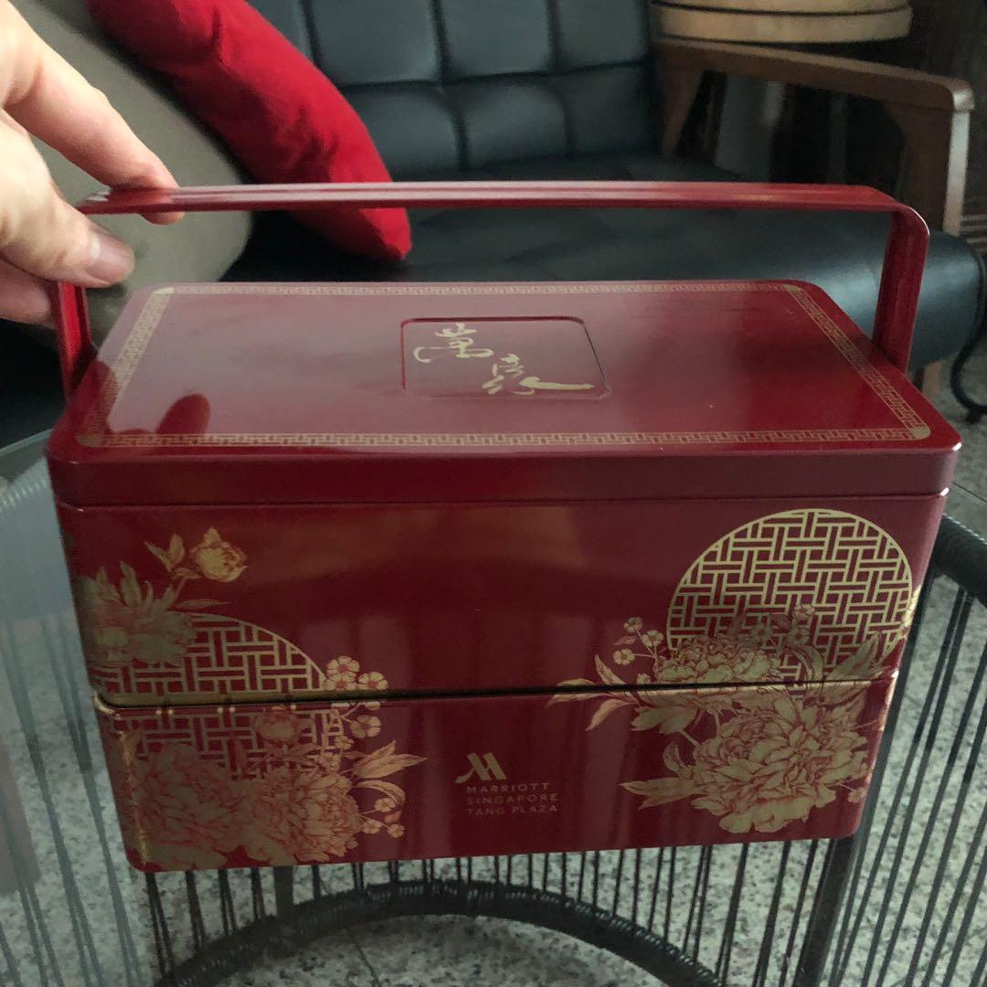 Mooncake box from Marriott Hotel, Furniture & Home Living, Kitchenware ...